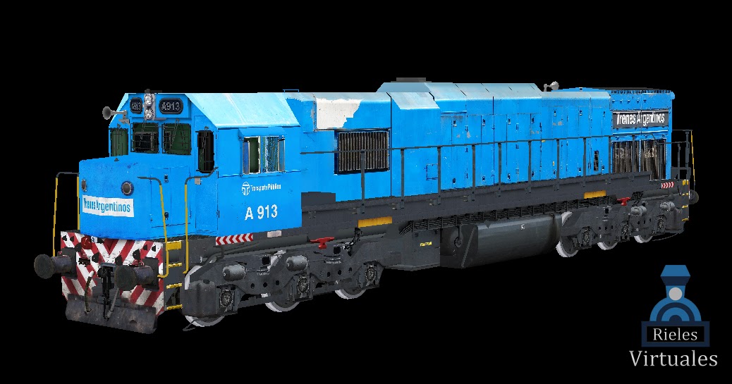 Rieles Virtuales: [V2] GT22CW-2 A913 Trenes Argentinos