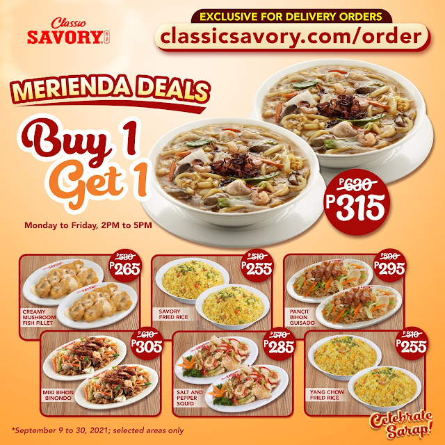 Manila Shopper: Classic Savory Super Set Meal & Buy1 Get1 Merienda Deals