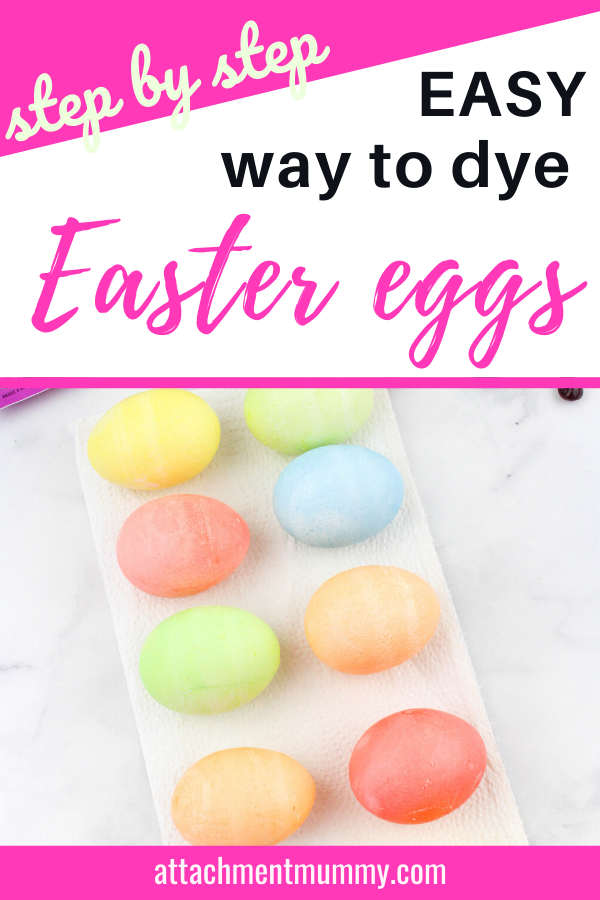 How to Dye Easter Eggs the Easy Way