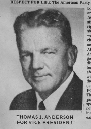 Third Party Second Bananas: Thomas Jefferson Anderson