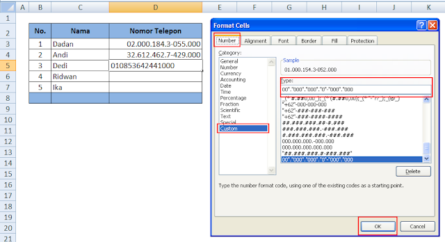 Cara Membuat Format Otomatis Untuk Input NPWP Dalam Microsoft Excel ...