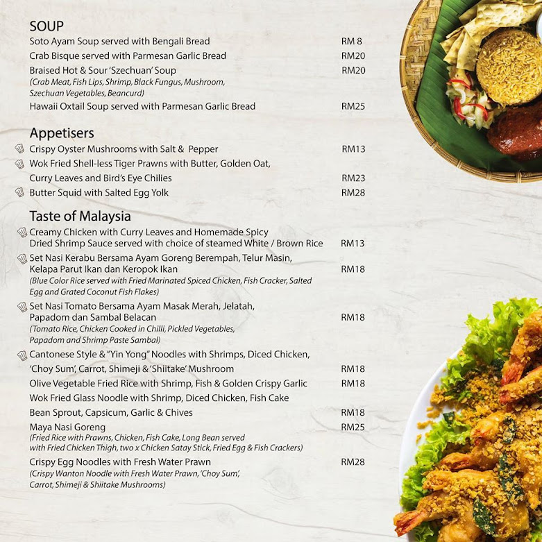 CHASING FOOD DREAMS: Still Waters New Menu @ Hotel Maya Kuala Lumpur