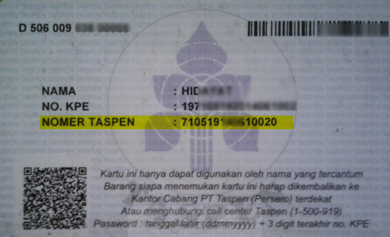 Nomor dan Tanggal Taspen PNS - INFO ASN & PENDIDIKAN