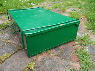 Four Bees: Coleman 425B Two Burner Camp Stove, Gasoline fired, circa 1950's