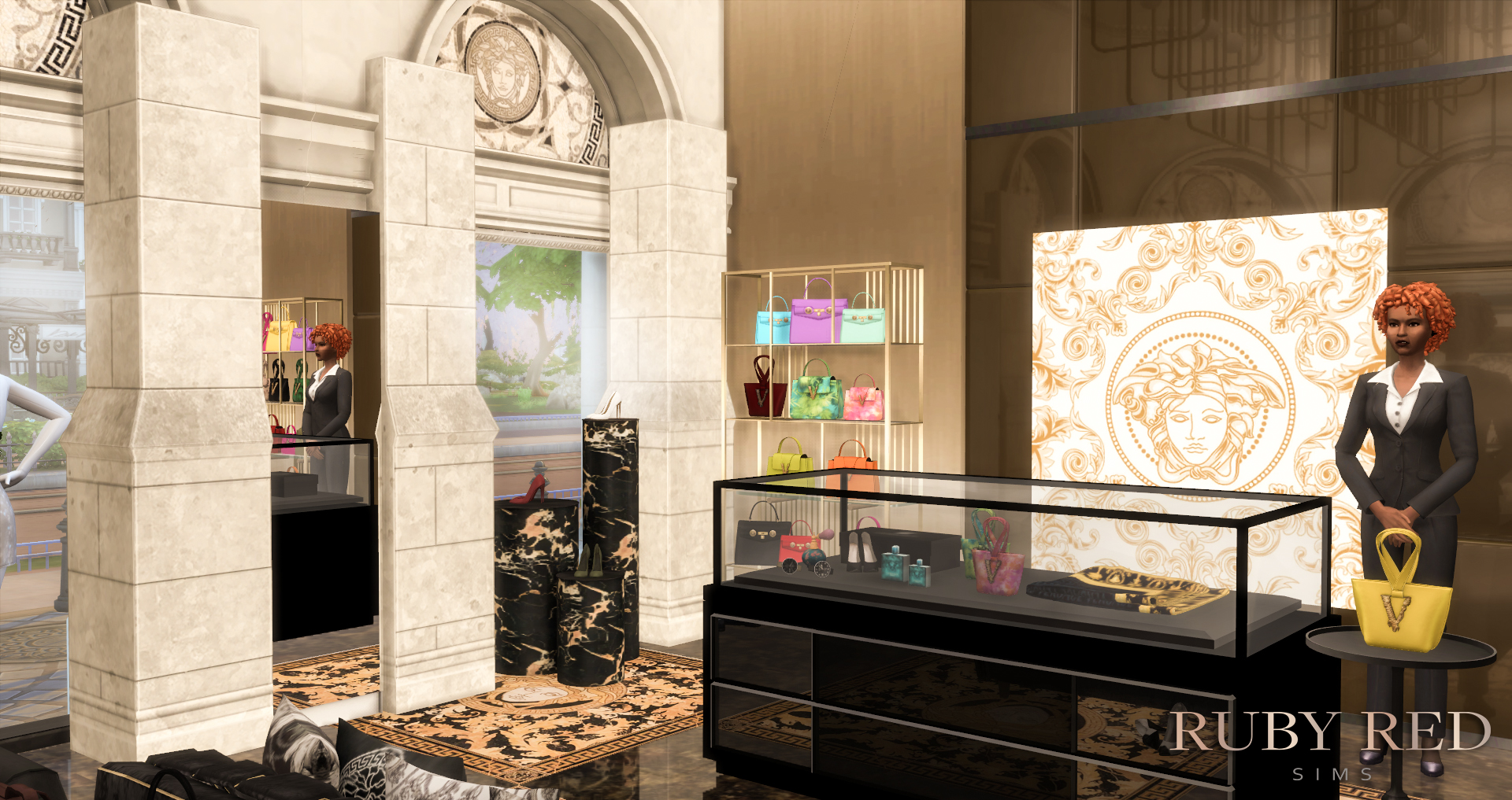 Sims 4 | June: Paris City Build 模擬市民 4 巴黎市區與CC組下載 [Ruby Red Sims]