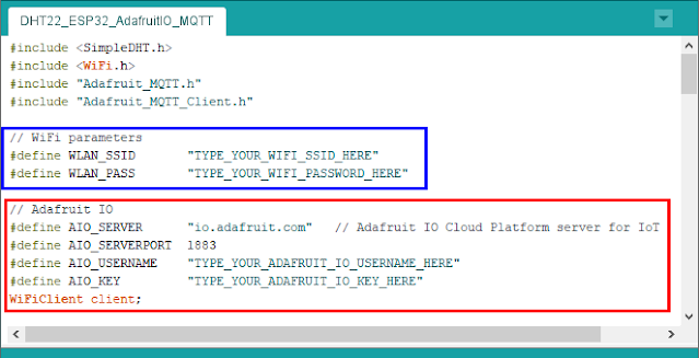 Publish Dht22 Sensor Data To Adafruit Io Iot Cloud Platform Using Mqtt