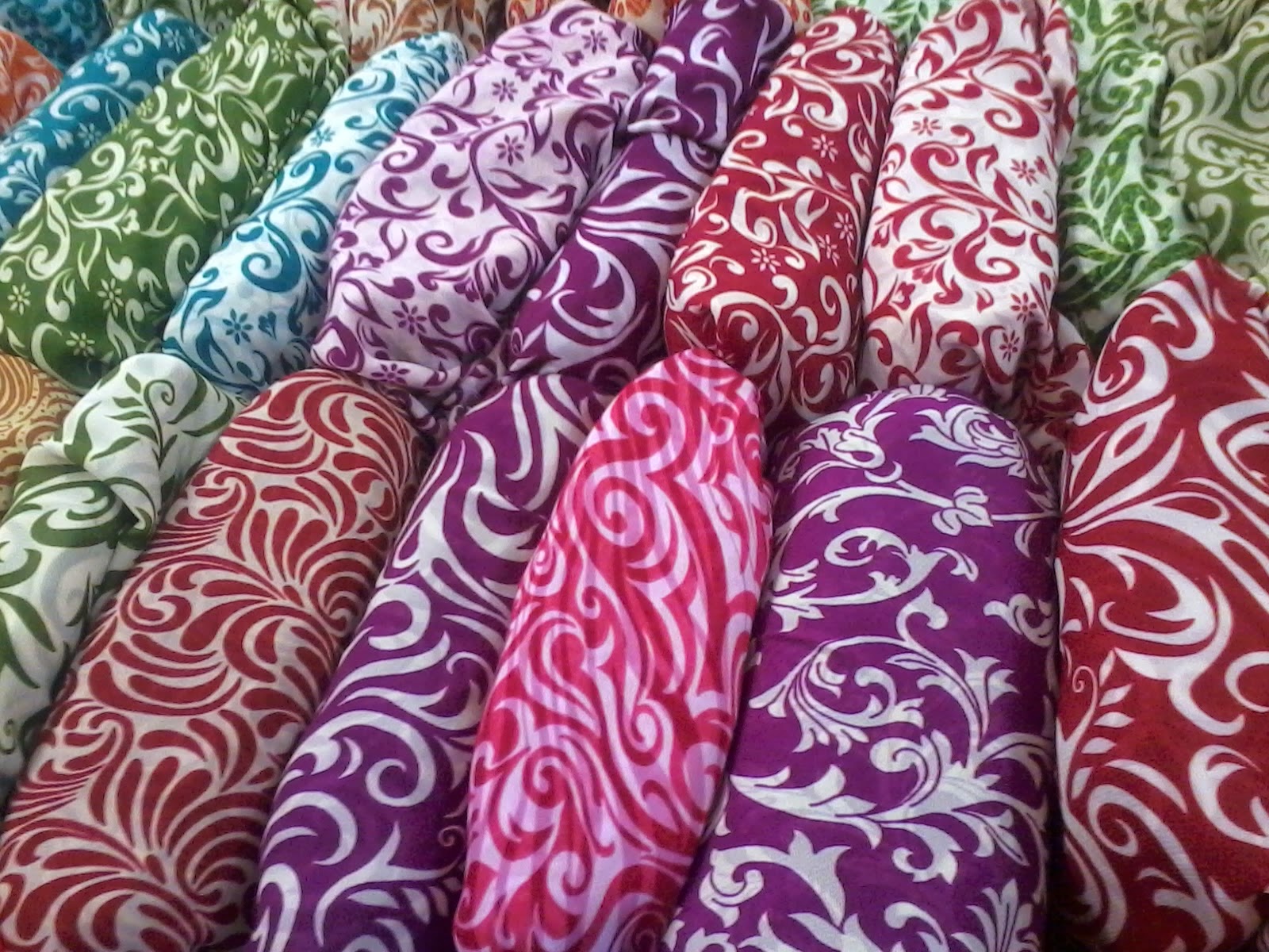 Kerudung Cantik Murah: Motif Kain Lengkap