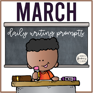 March Daily Journal Writing Prompts | Mrs. Bremer's Class