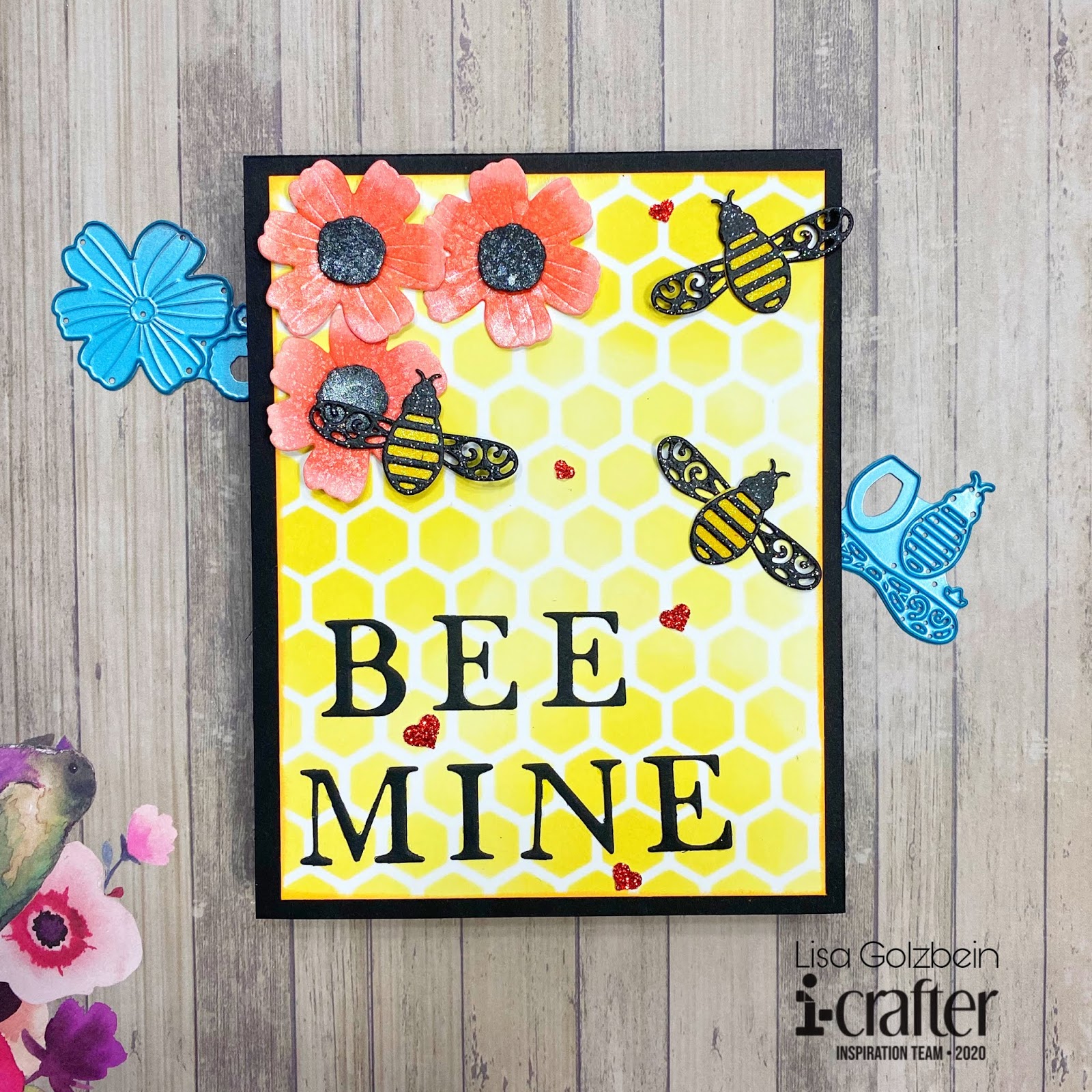 Oh So Cute By Lisa: Bee Mine Bumble Bee Card and Video