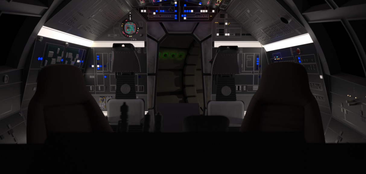 Stinson's All Things Star Wars Blog: ANH Falcon Cockpit (part 2)