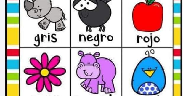 BLOG VIRGEN DE LORETO EDUCACIÓN INFANTIL: Bingo de los colores