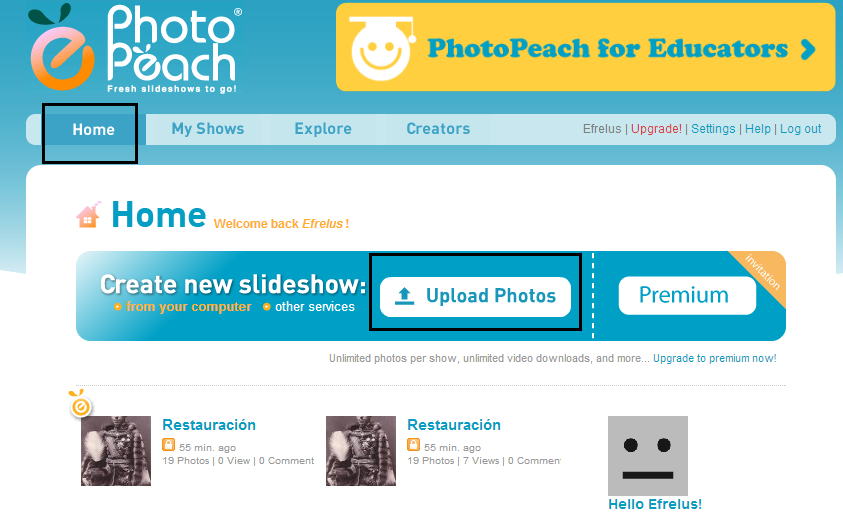 El blog como herramienta de apoyo docente: Cómo utilizar PhotoPeach ...