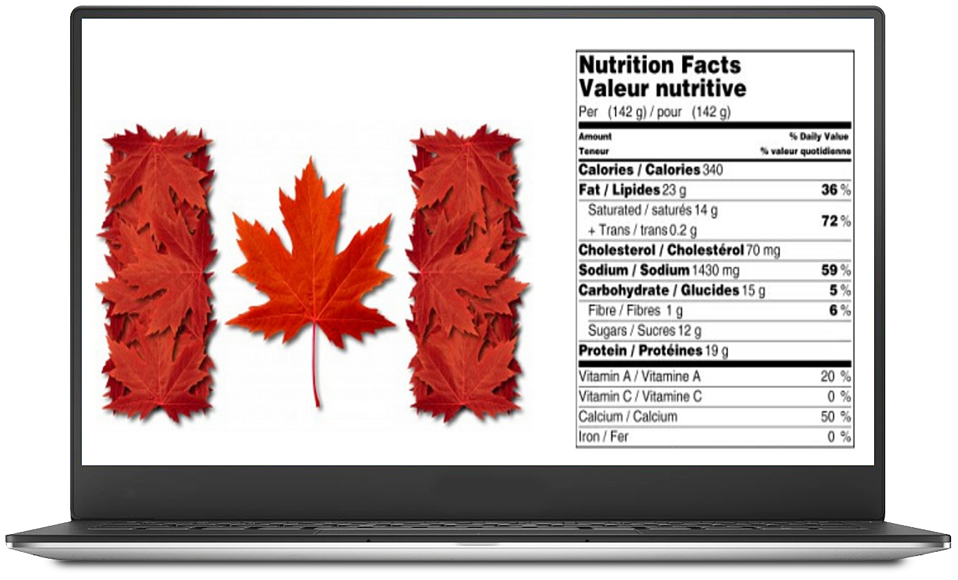 Nutrition Facts Label for Canada