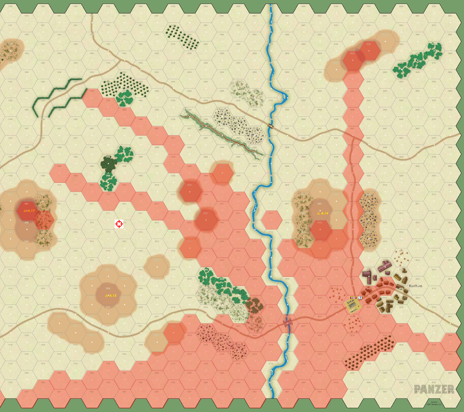 GMT Panzer SOLO Project: Heat Maps for Hot Zones