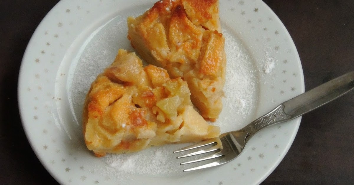 Priya's Versatile Recipes: Far Breton aux Pommes/Apple Far Breton/Far ...