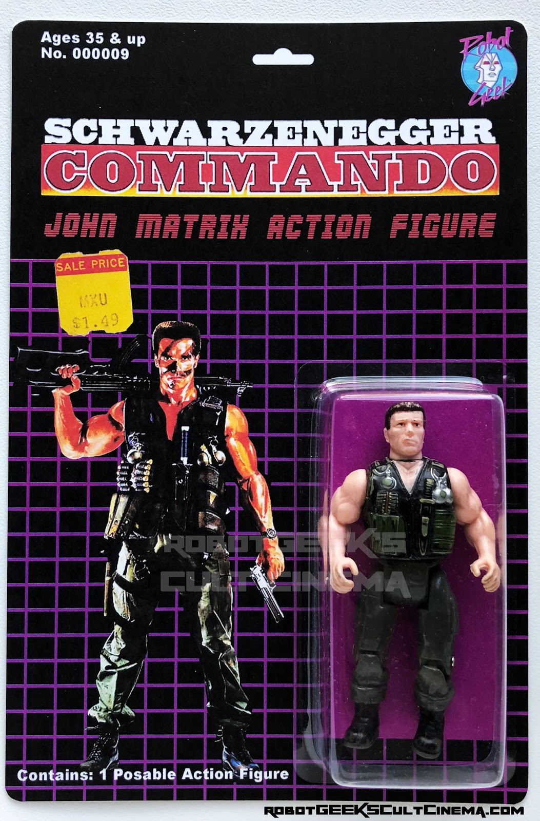 robotGEEK'S Cult Cinema: The Toy Corner: Commando Custom Carded 3 3/4 ...