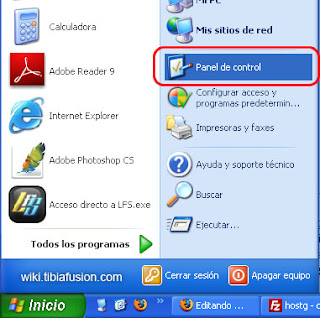 Panel De Control: Definicion