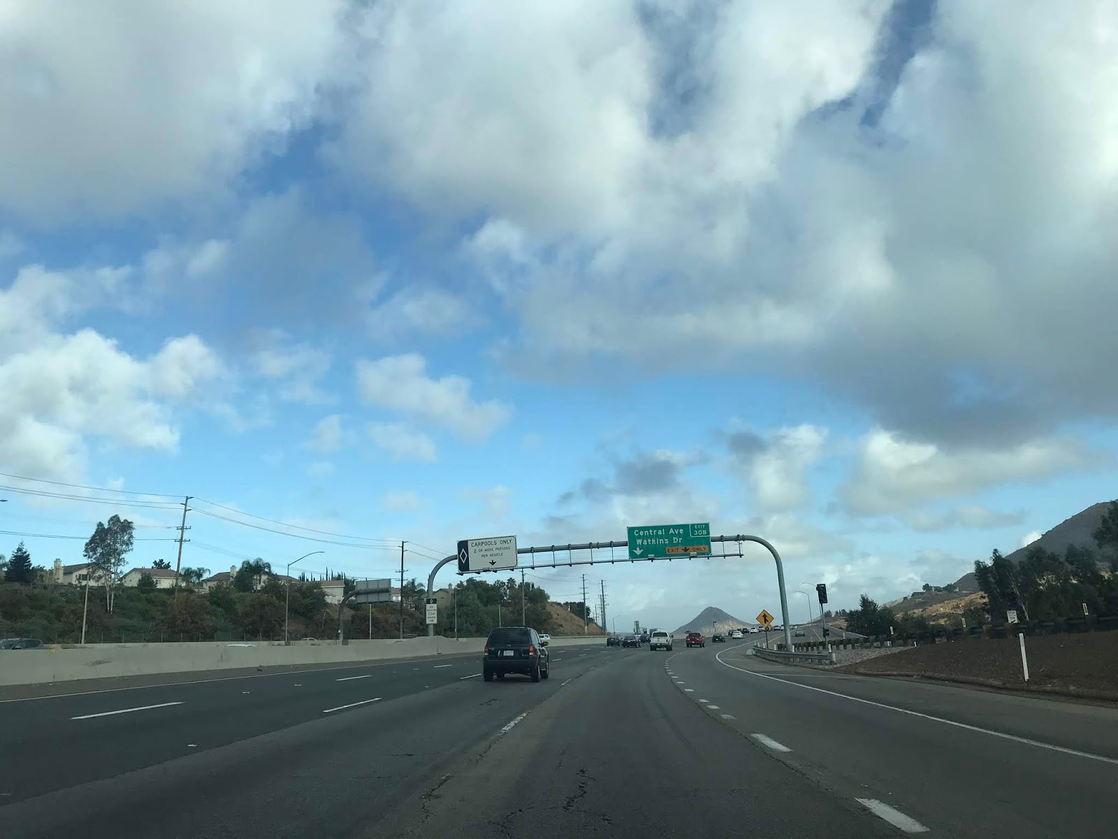 California State Route 60/Former US Route 60/70 through the Moreno ...