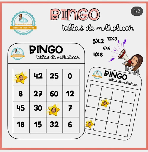BINGO MULTIPLICACIONES