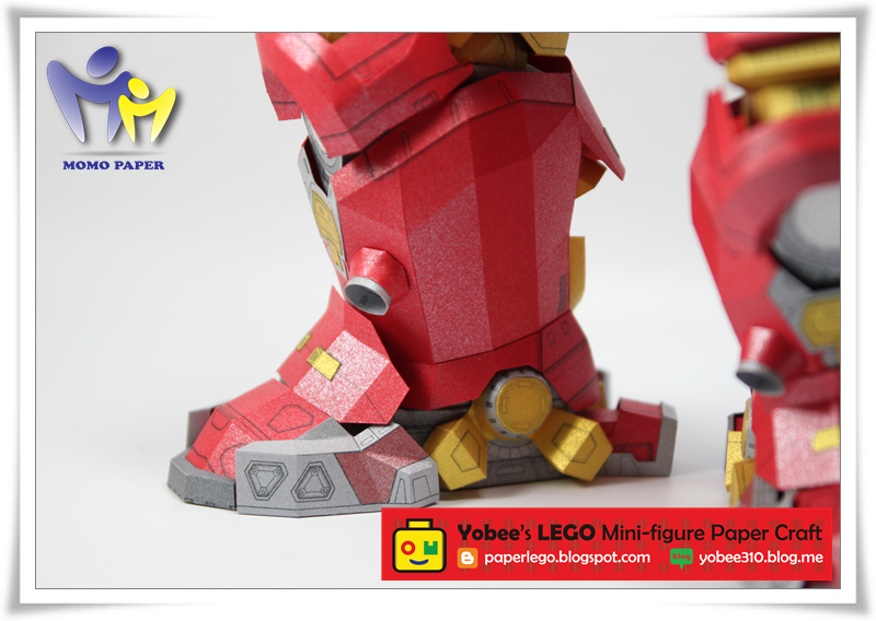 YOBEE'S LEGO MINI-FIGURE PAPER CRAFT: Making Hulkbuster Papercraft for ...