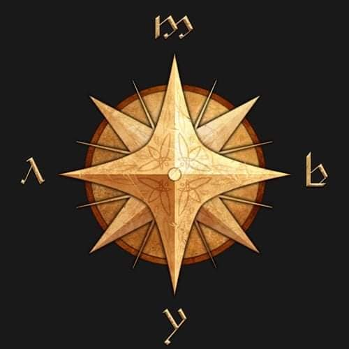 TOLKNIĘTY: Elvish Compass Rose