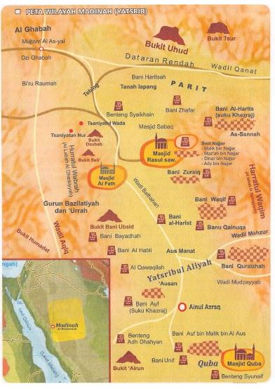 Mengenal Kota Yastrib / Madinah