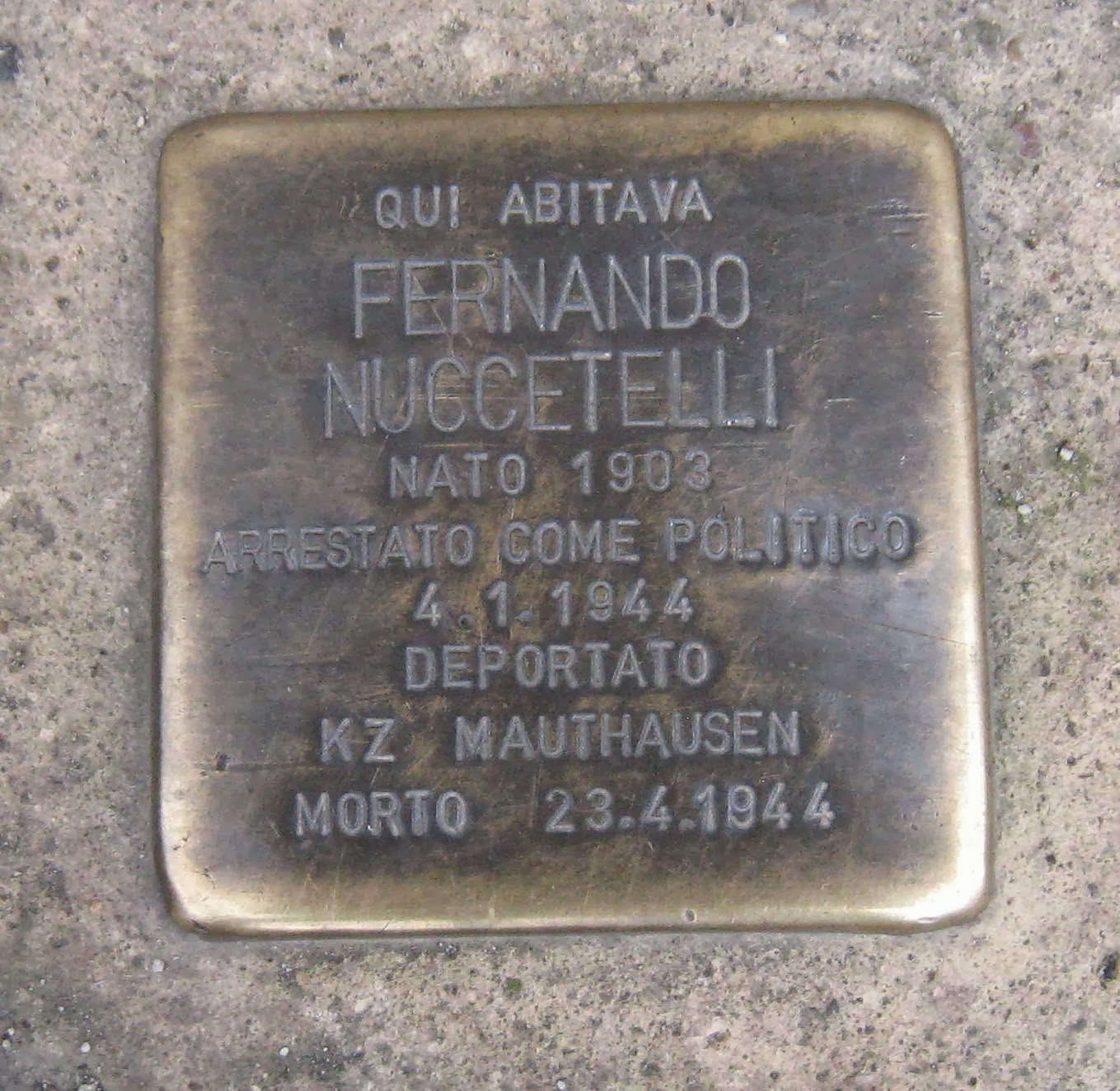 Rome the Second Time: "Here lived...": commemorating Italian Jews who ...