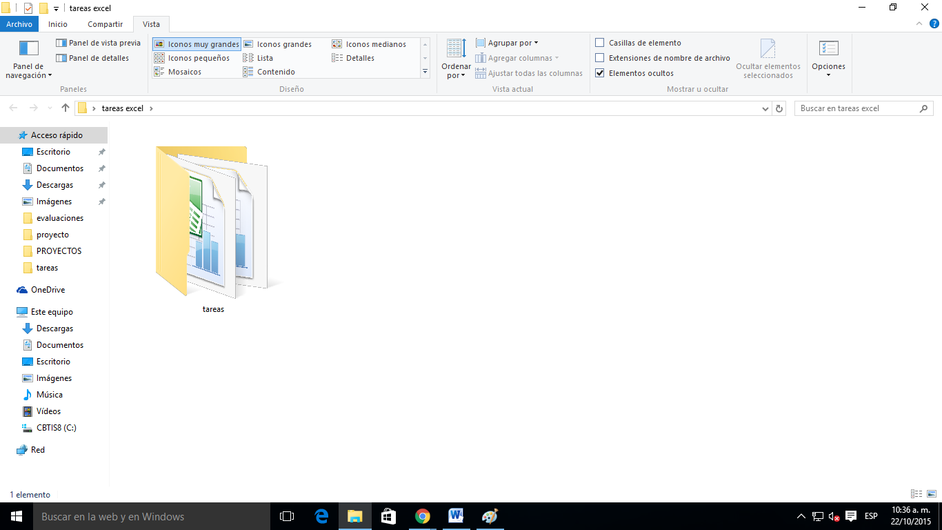 Jose: carpeta de tareas excel