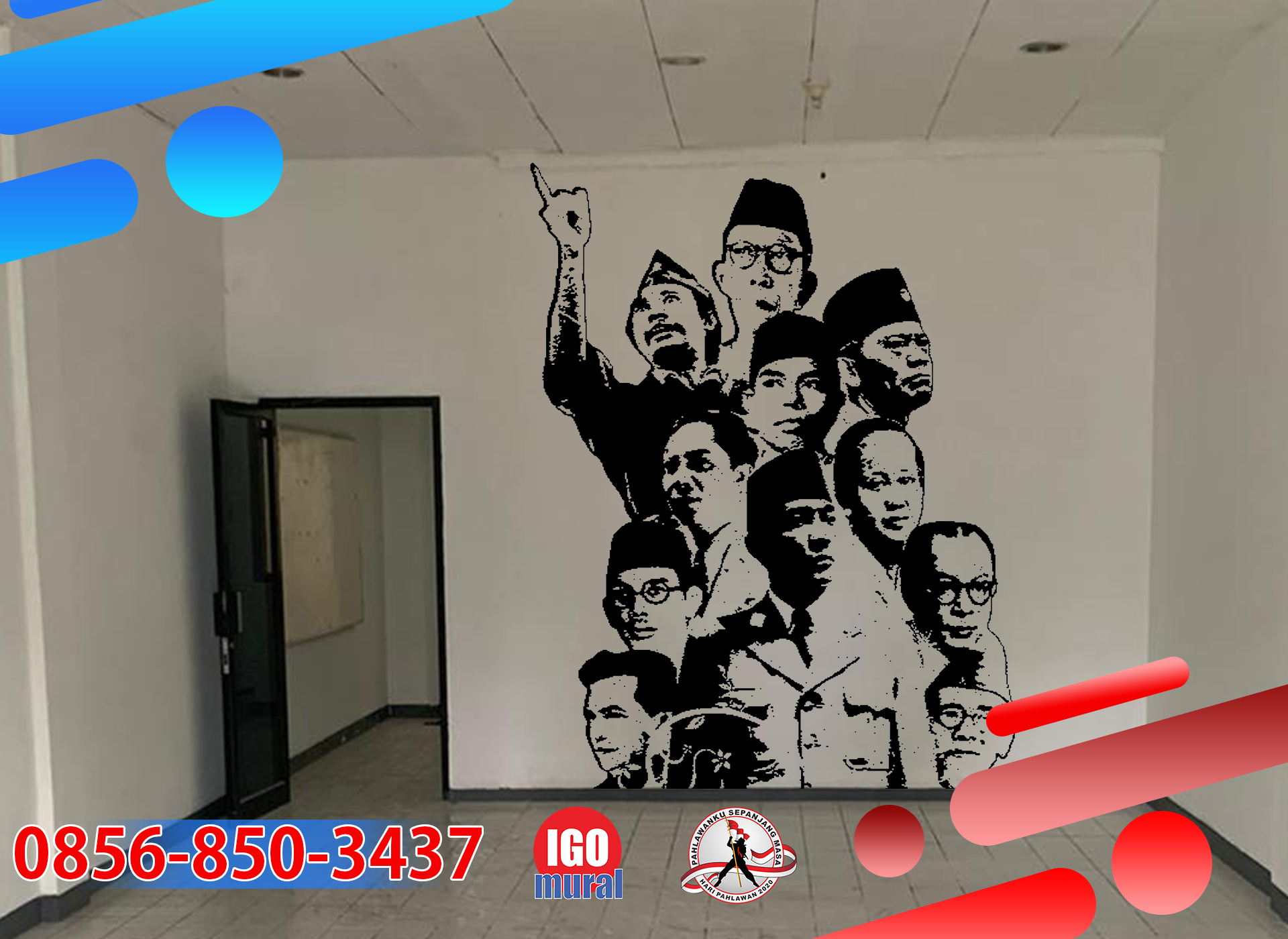 Contoh Gambar Mural Pahlawan yang Akan Menginspirasi
