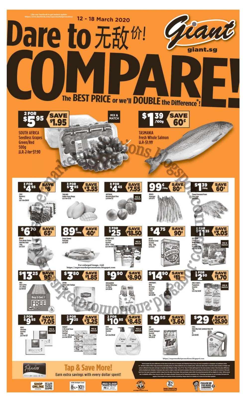 Giant Dare To Compare! Promotion 12 - 18 March 2020 ~ Supermarket ...