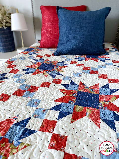 Busy Hands Quilts: Shooting Stars Quilt Pattern - The Throw Size in ...