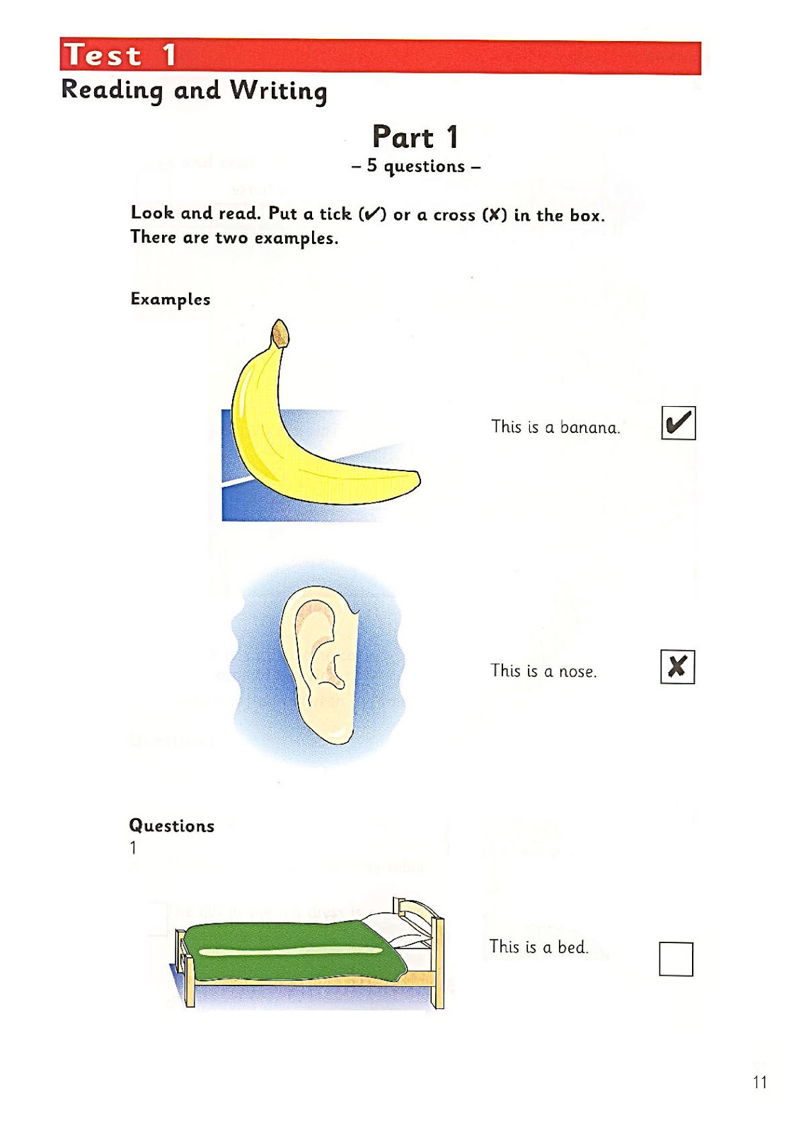 English Cambridge Tests - Starters 05 - Let Your Hair Down!