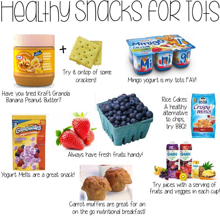 3 mommies: Healthy Snacks for Tots