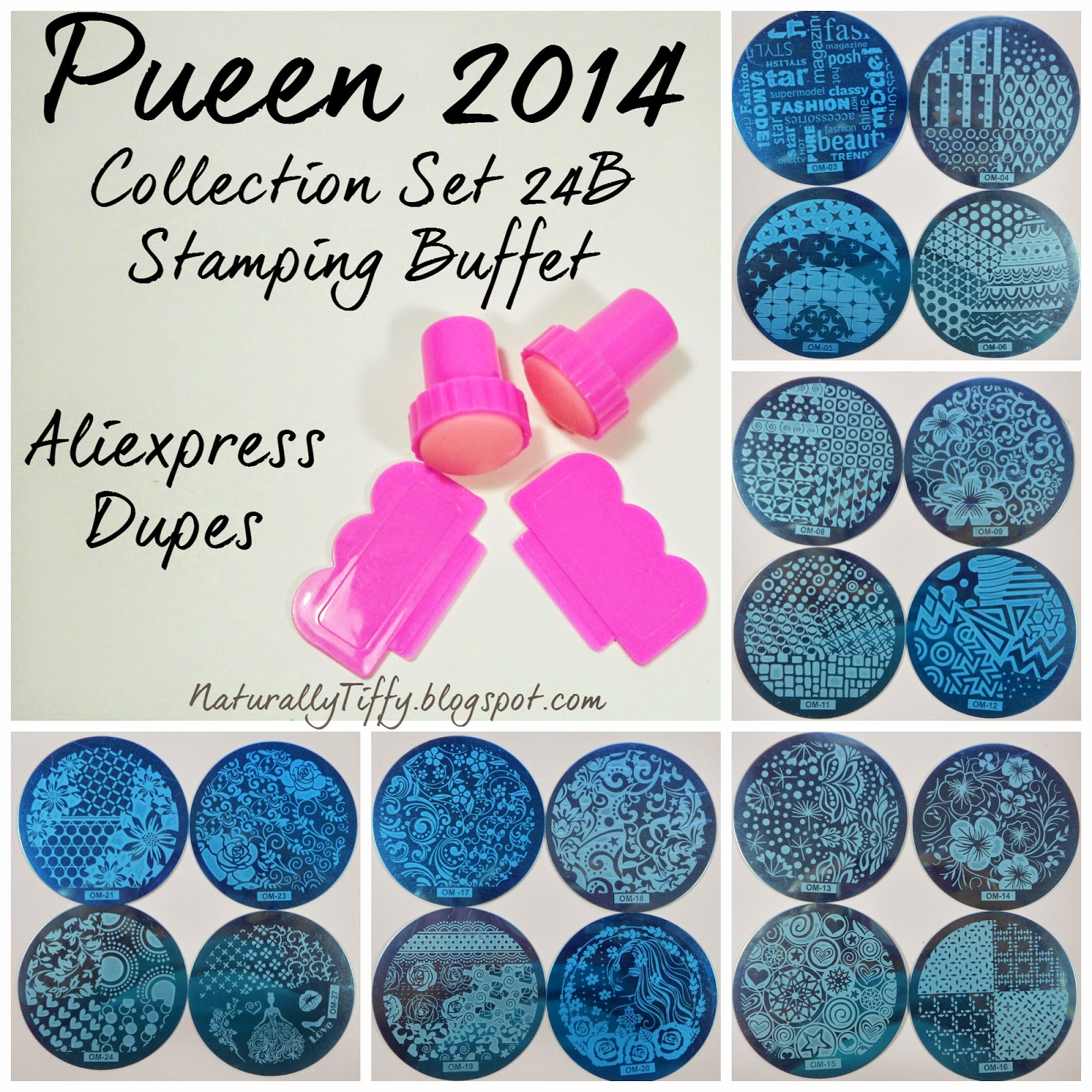 Pueen Stamping Buffet Set 24B Dupes Haul and First Impression ...