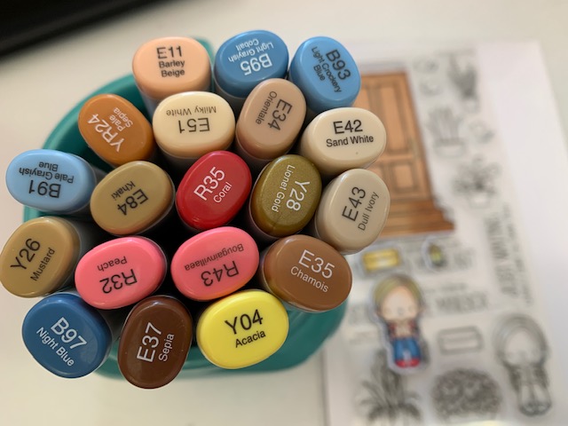 Scrapendipity: Day 3 & 4, Daily Marker Coloring Challenge