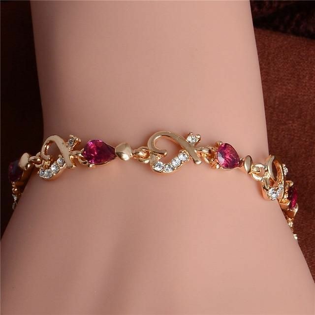 Fancy golden bracelet