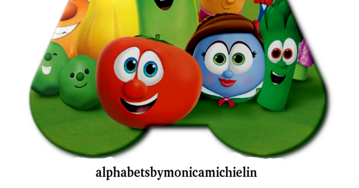 M. Michielin Alphabets: VEGGIETALES CARTOON ALPHABET AND ICONS PNG ...