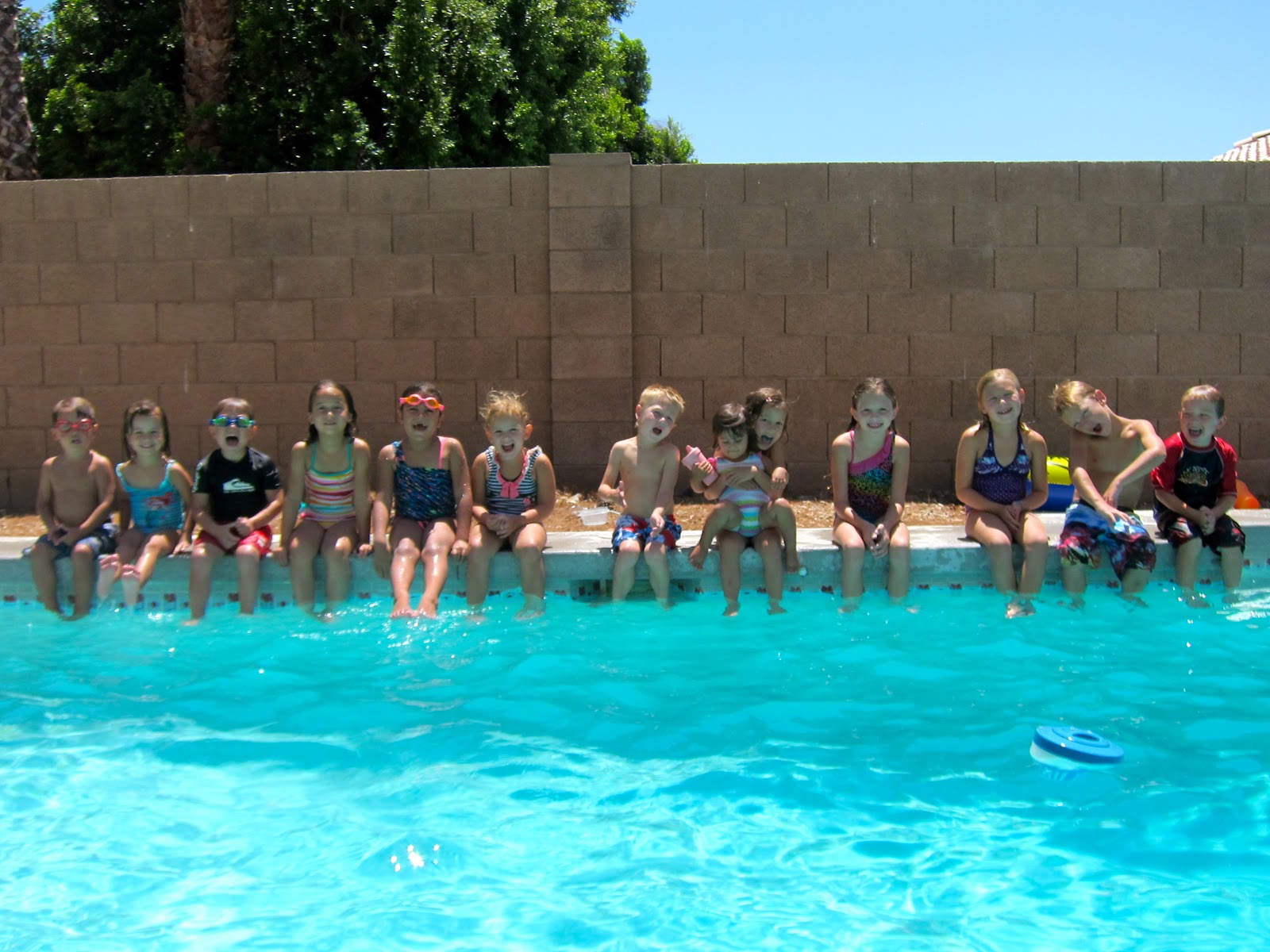 The Jensen Family: Back to School Swim Party
