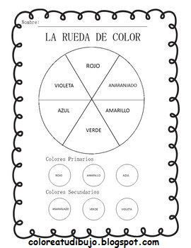 Rueda de color para colorear - COLOREA TUS DIBUJOS