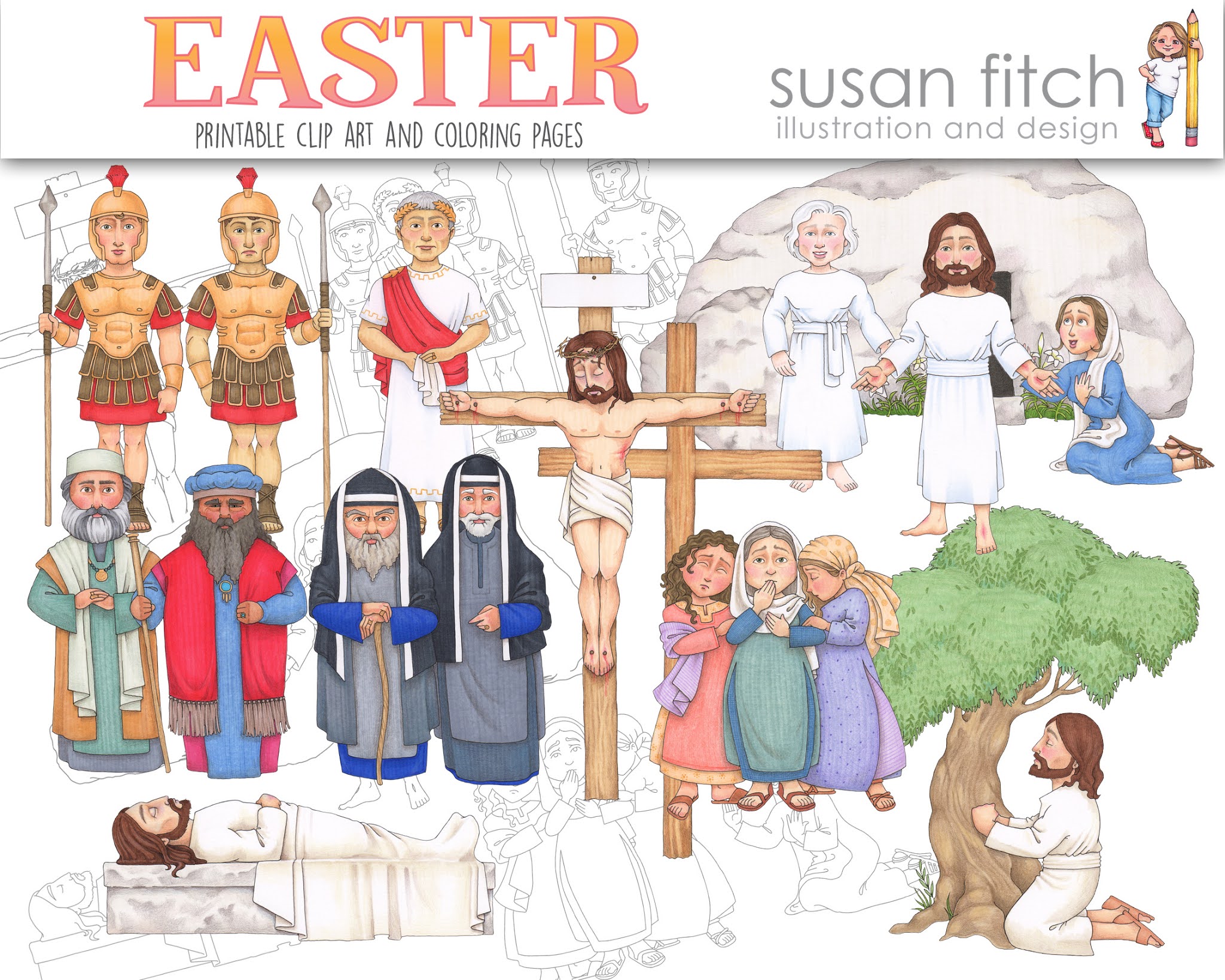 susan fitch design: The Easter Story and Translation of the Book of Mormon!