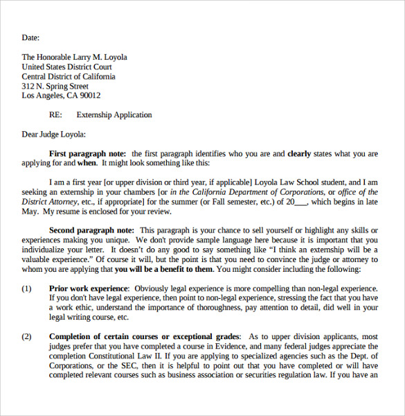 Formal Legal Letter Template - Formal Letter