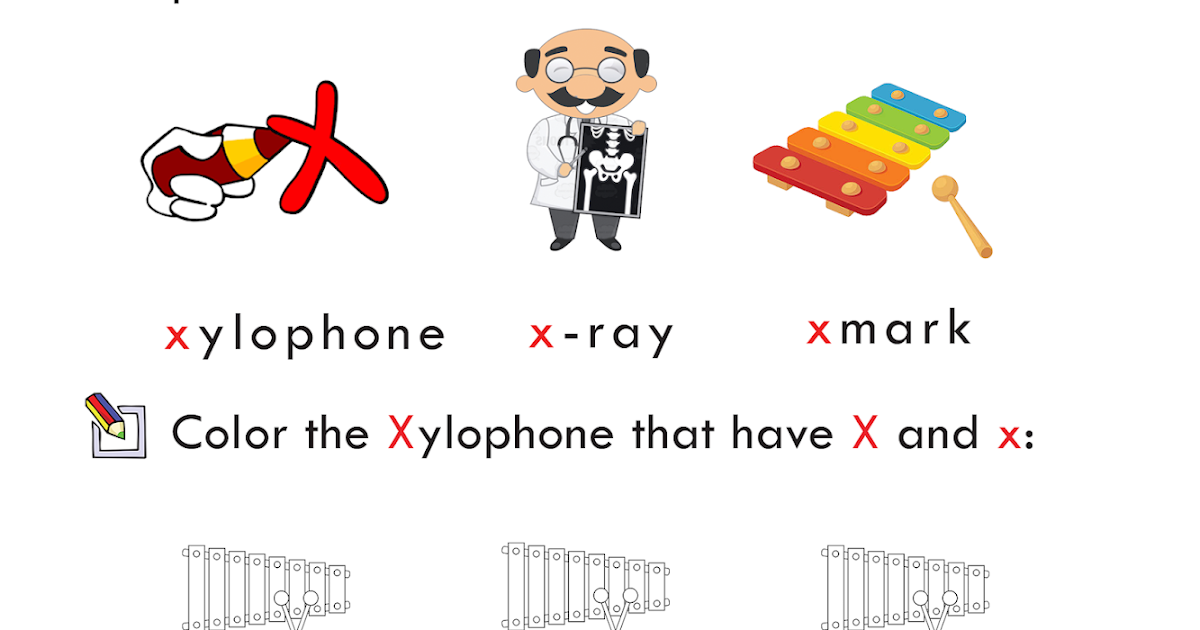 Activity Worksheet -1 letter X