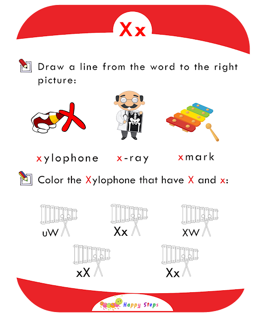 Activity Worksheet -1 letter X