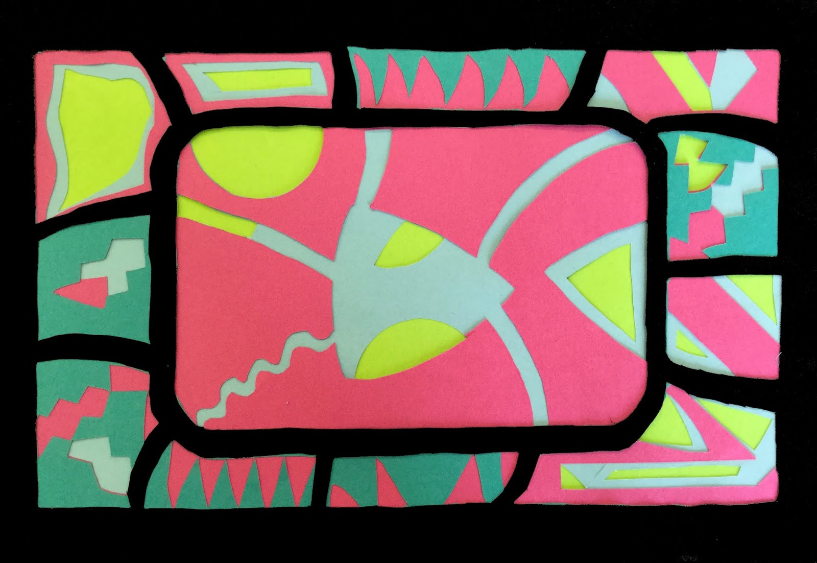 Mr. Bob's Middle & High School Art Room: Grade 8 Mola Paper cutting ...