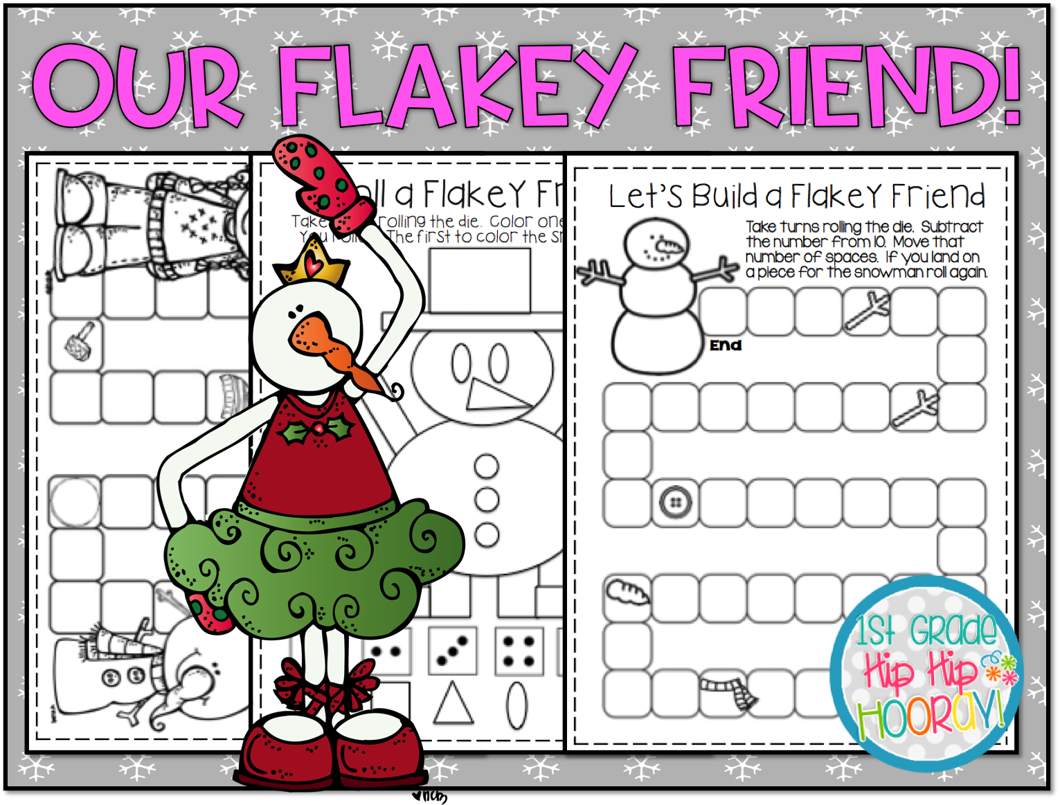 1st Grade Hip Hip Hooray!: Flakey Friends...Graphic Organizers