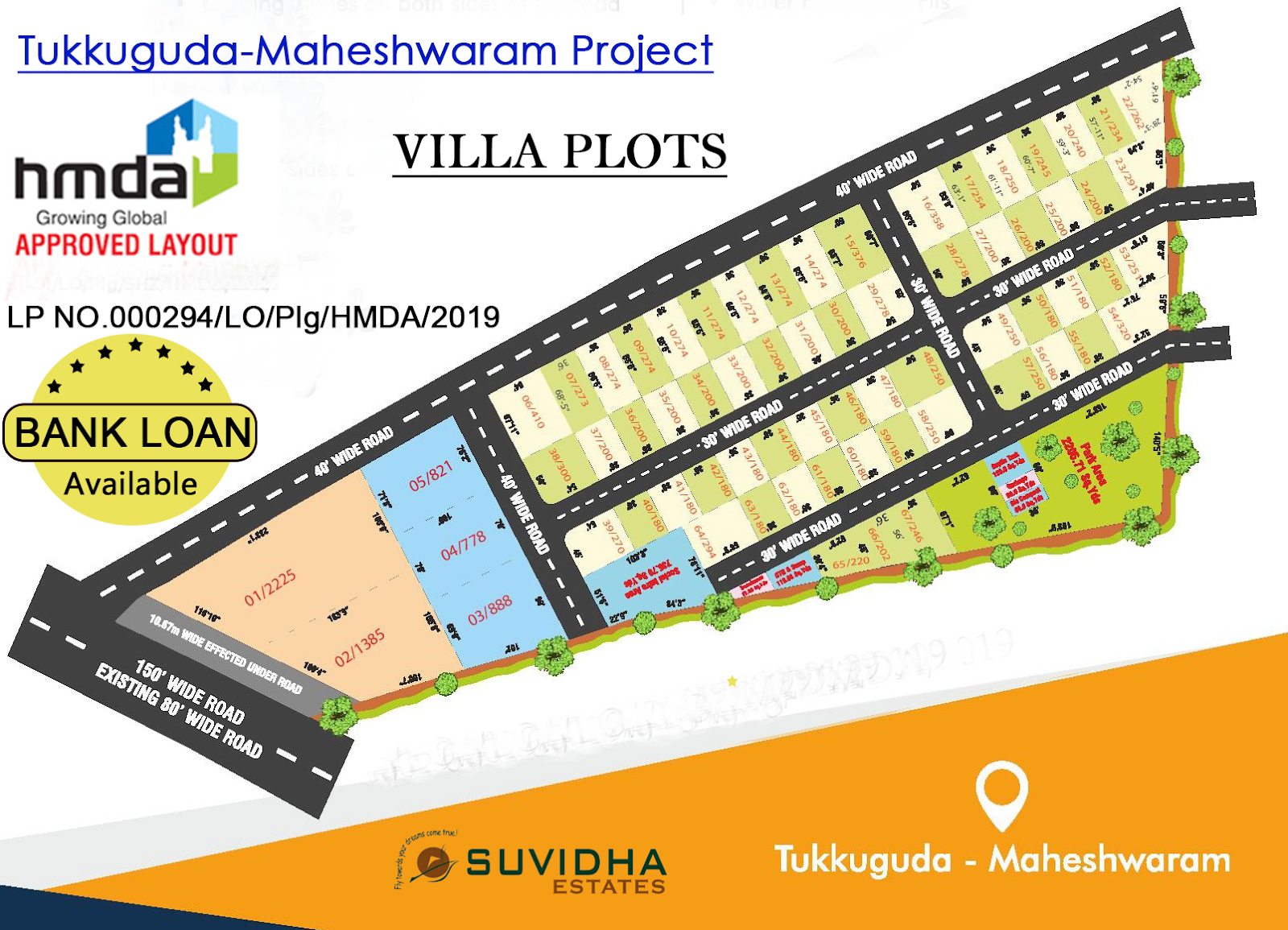 HMDA Approved plots in Maheshwaram