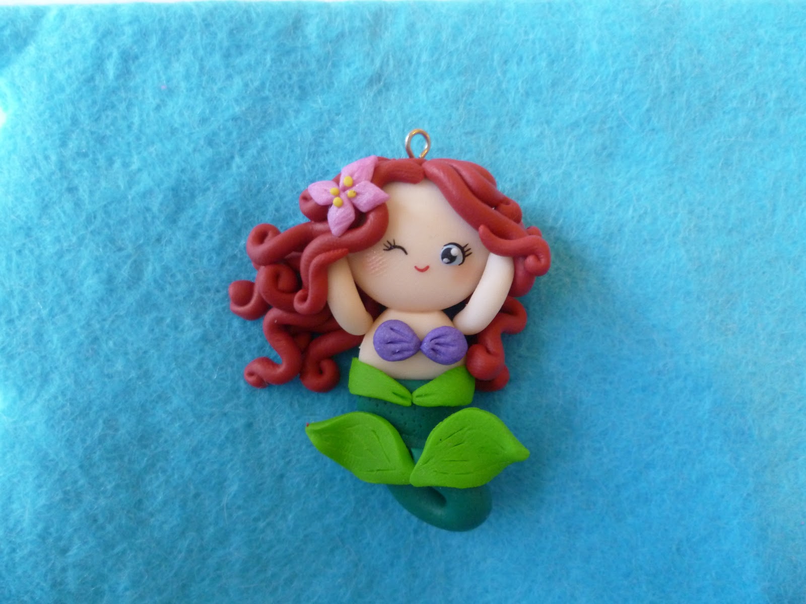 Rainbow in the Dark: Principesse Disney:Ariel in fimo