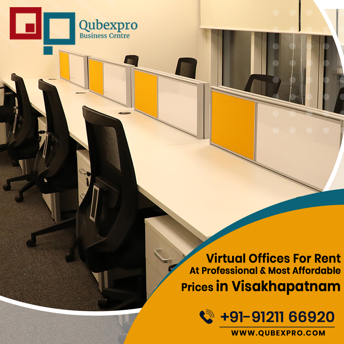 Virtual Office in VIP Road Vizag | Qubexpro Business Center