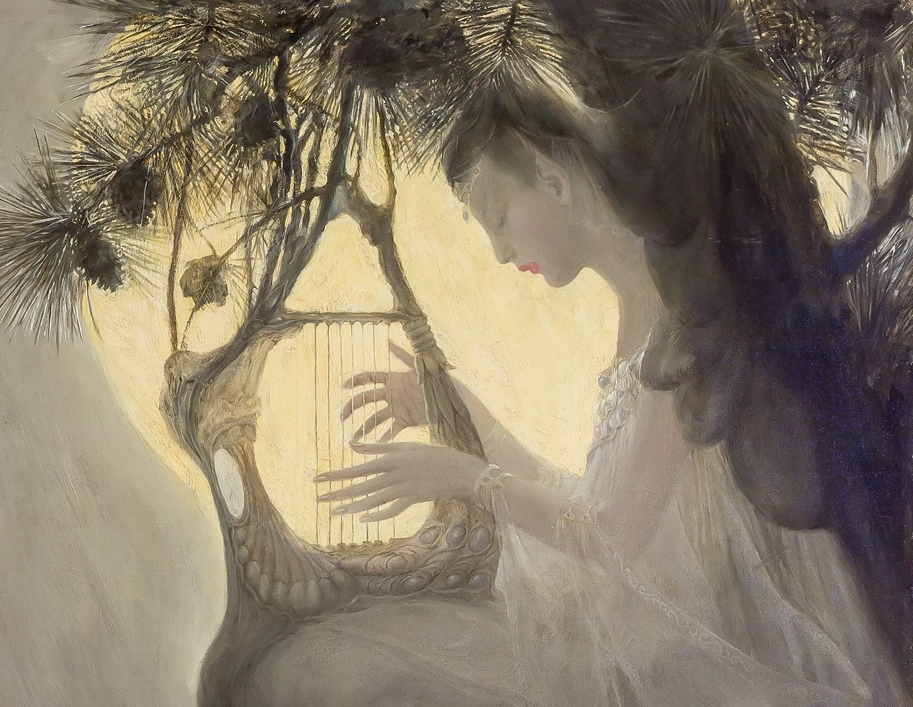 Sarah STILWELL WEBER (1878-1939) | Catherine La Rose ~ The Poet of Painting