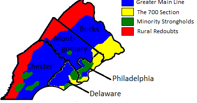Daily Delectations: Pennsylvania Political Geography, IV: Southeastern ...